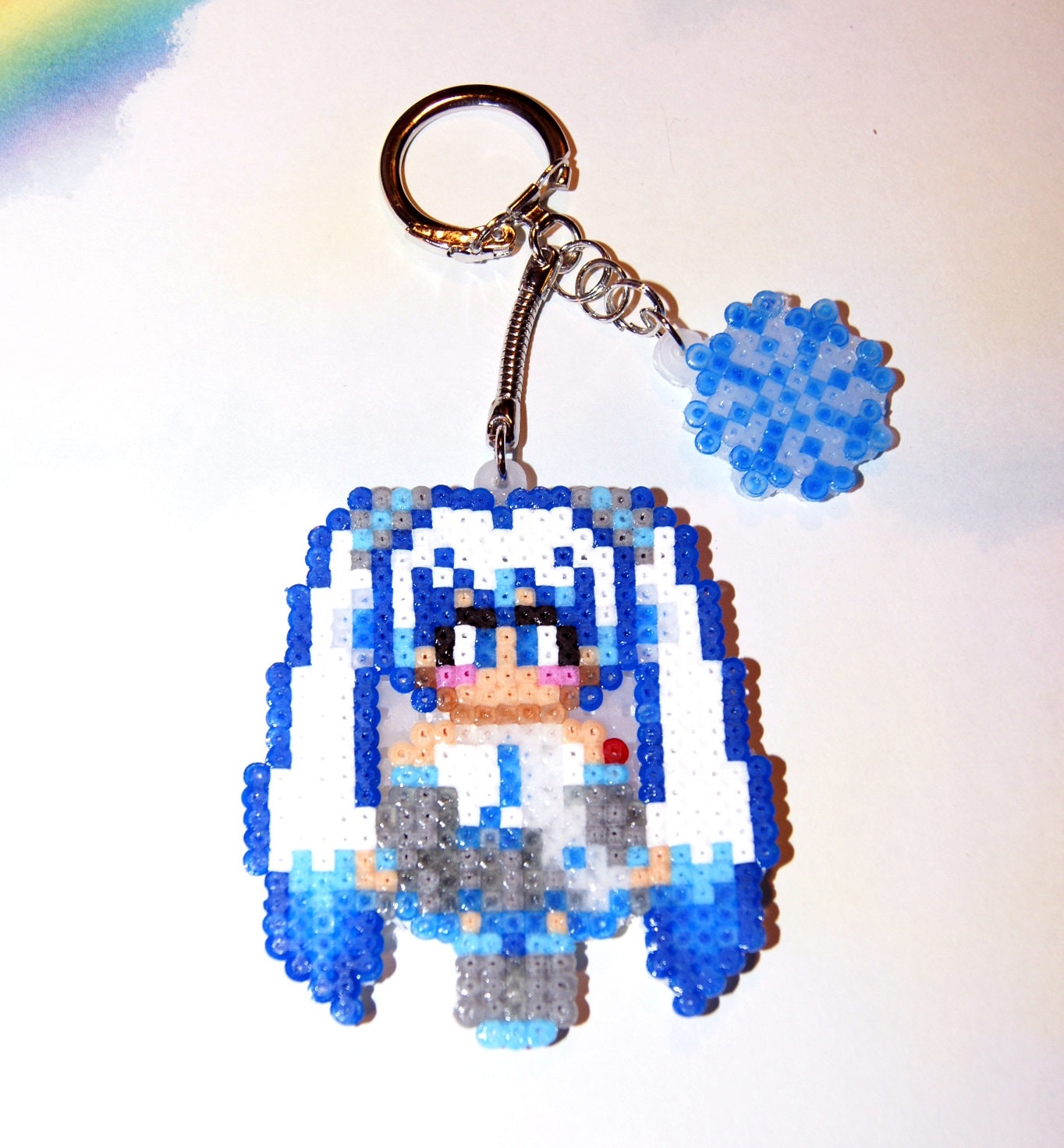 Hatsune Miku Keychains With Charm, Sakura Miku, Snow Miku - Etsy