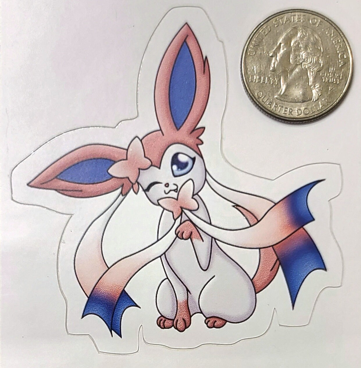 Cute Sylveon, Vaporeon, and Eevee Stickers Pokemon - Etsy