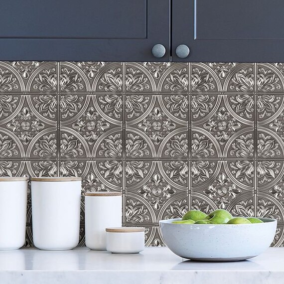 Faux Backsplash Tiles Kitchen Backsplash Peel And Stick Backsplash