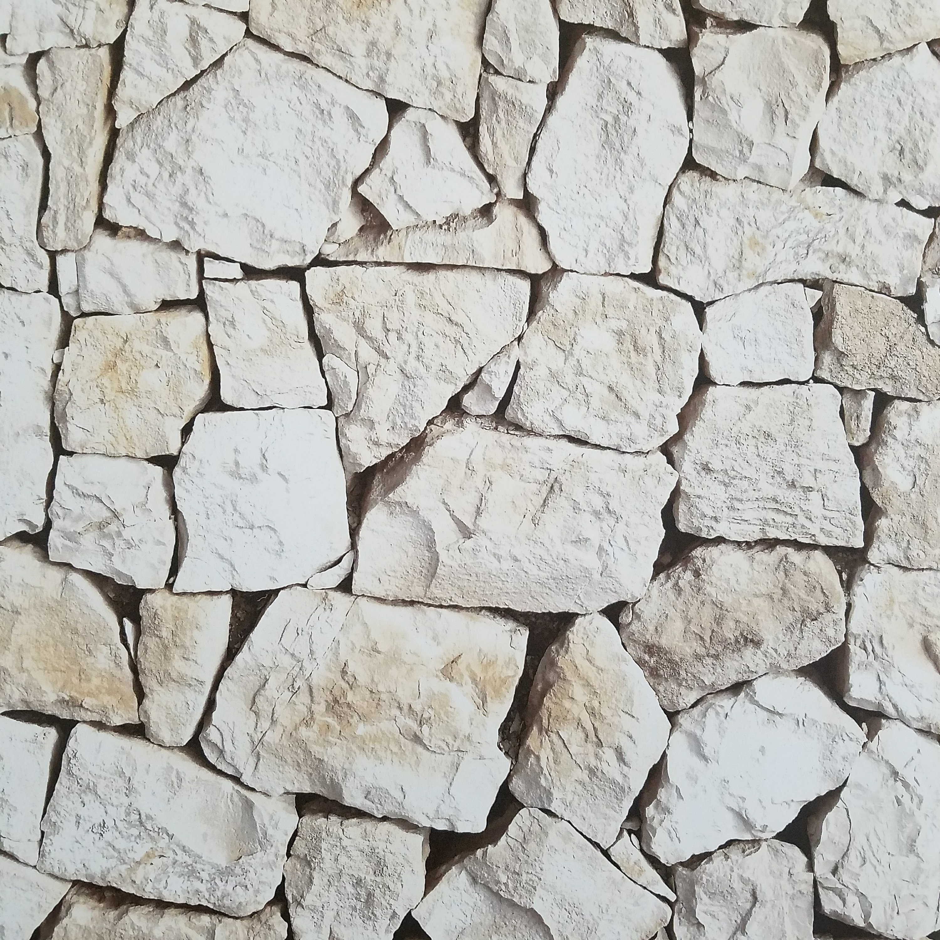 Spanish Stone Wall Tan Brown Taupe Cream Rustic Castle Rock | Etsy