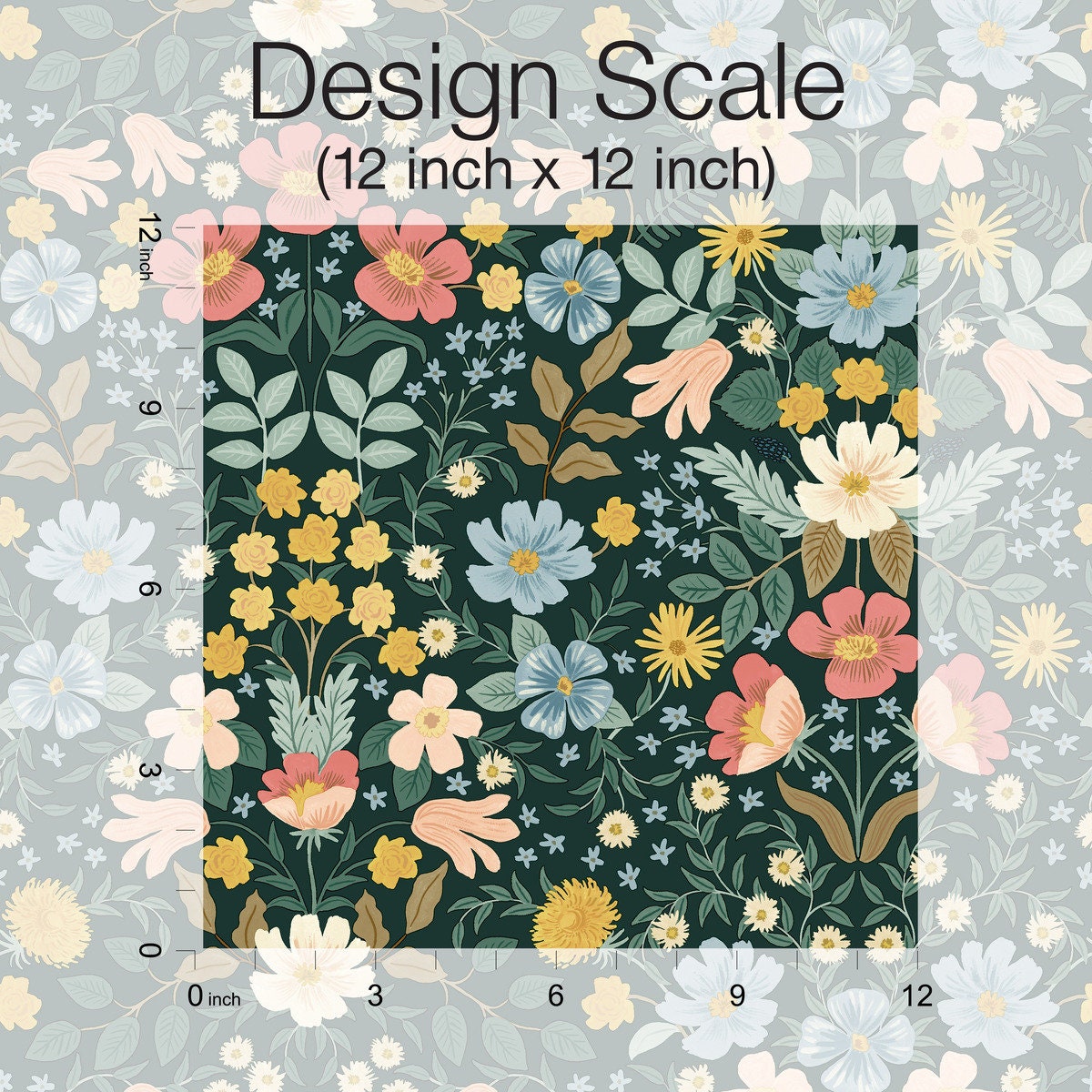 Bramble Garden Peel and Stick Wallpaper PSW1478RL - Etsy