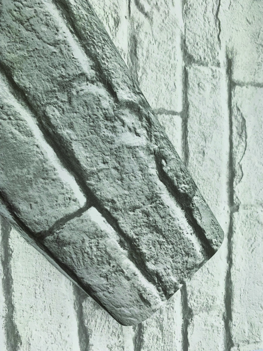 Magnolia White Brick-and-mortar Wallpaper MH1555 - Etsy