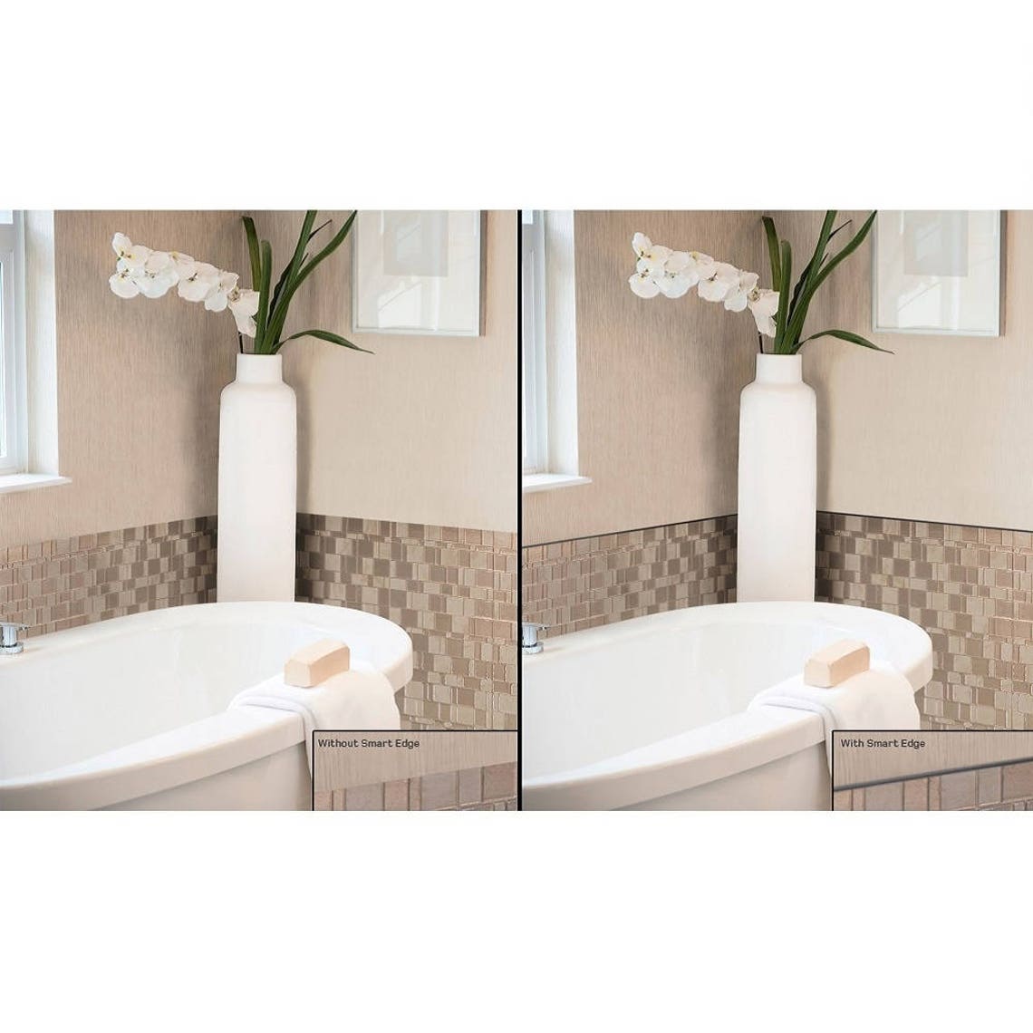 Smart Tiles Smartedge Ambra Peel and Stick Finishing Edge - Etsy