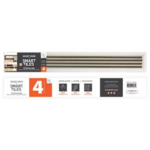 Smart Tiles Smartedge Ambra Peel and Stick Finishing Edge Backsplash ...