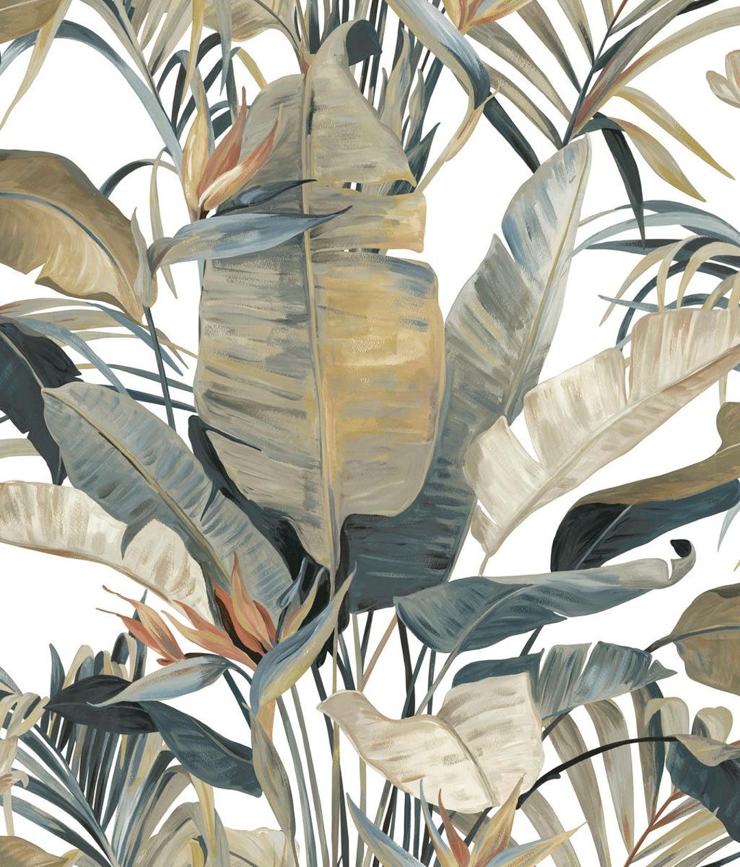 Tropical Cabana Premium Peel and Stick Wallpaper - Etsy