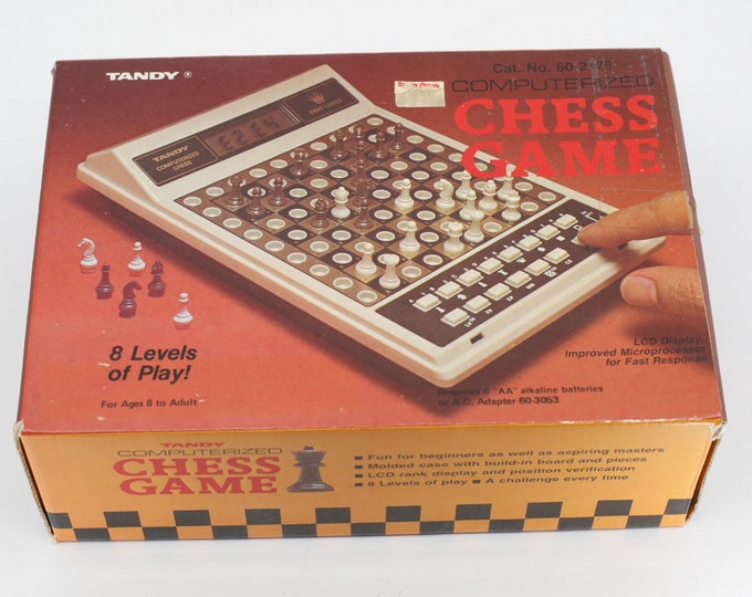 Vintage Electronic Chess Game - Tandy Computerized Chess 60-2175 ...