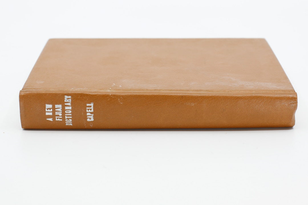 A New Fijian Dictionary Vintage Hardcover Book A. Capell - Etsy