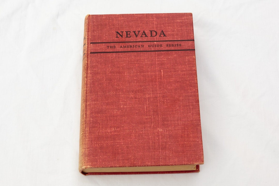 Vintage 1940's Book - Nevada the American Guide Series - WPA Work ...