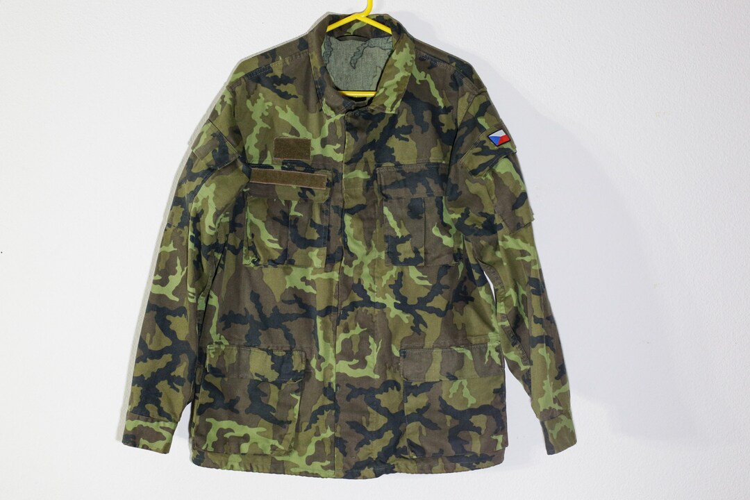 Vintage Czech Military Camouflage Jacket Army Militaria Camo - Etsy