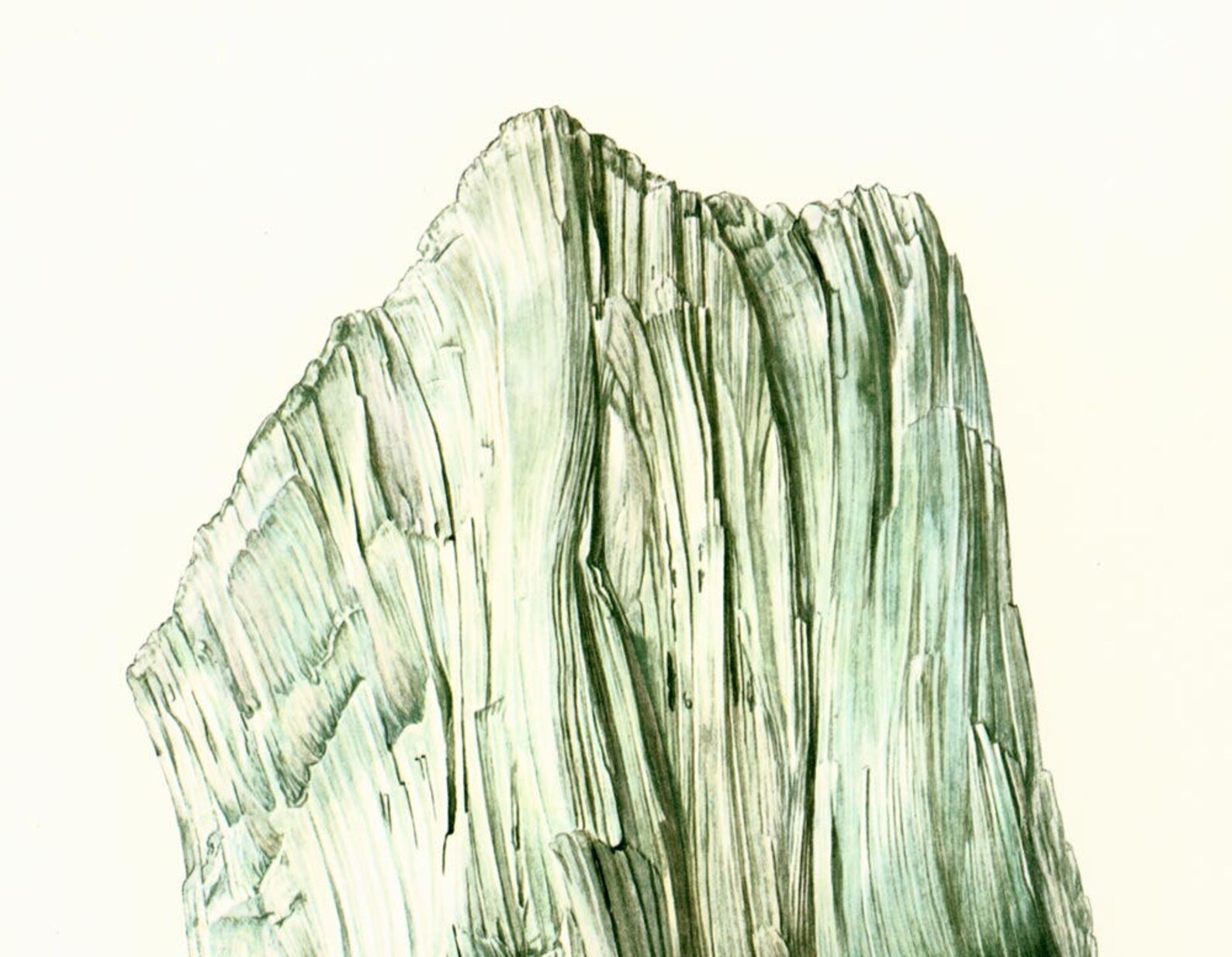 1970 Vintage Serpentine Illustration. Semiprecious Stones Print. Rocks ...
