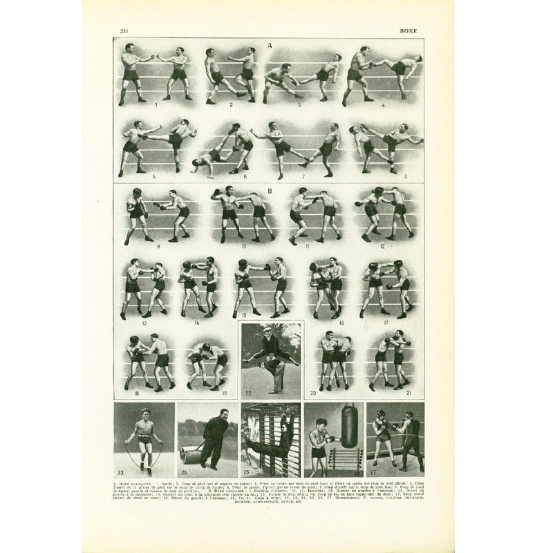 Antique Boxing - Etsy