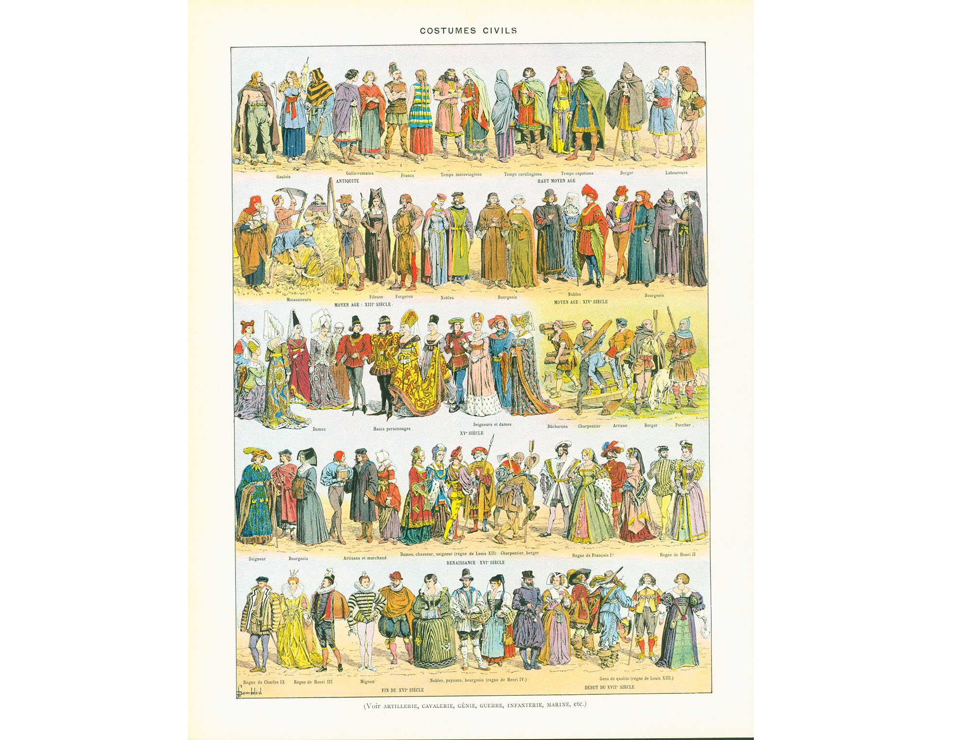 1933 Costumes Folk Traditional. Antique Fashion. History. Larousse ...