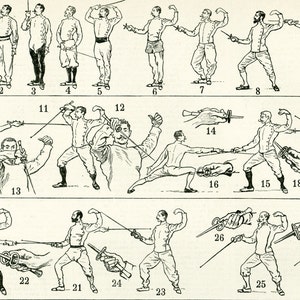 1897 Fencing Sabre Singlestick Foil Weapon Antique Large Size - Etsy