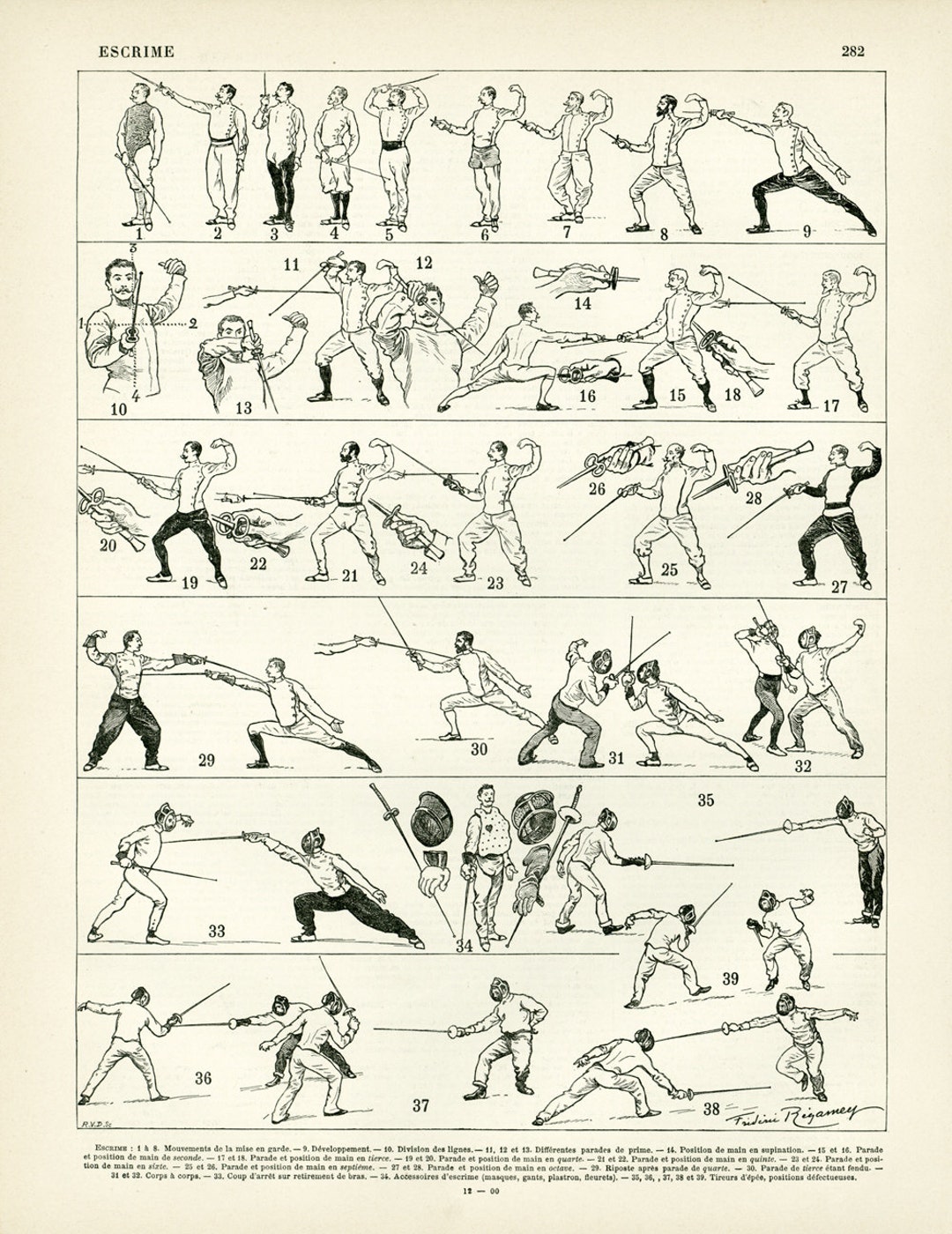 1897 Fencing Sabre Singlestick Foil Weapon Antique Large Size - Etsy