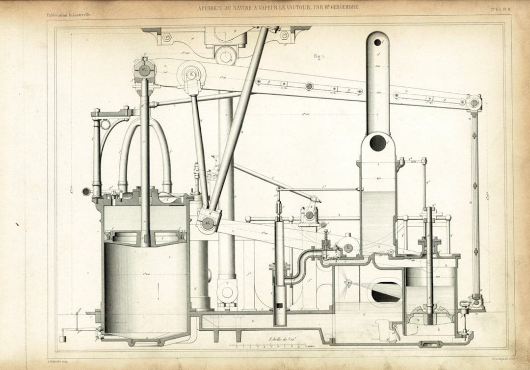 Steam Engine Industrial Revolution Diagram