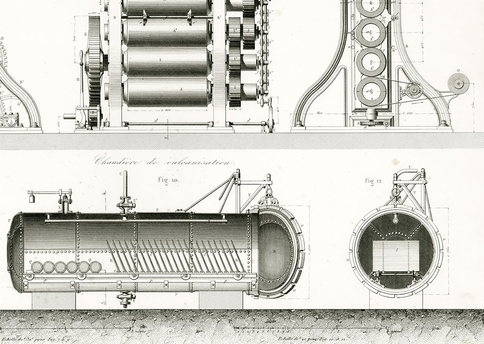 1843 Vulcanization Rubber Patent Design. Mecanics Wall Art. | Etsy