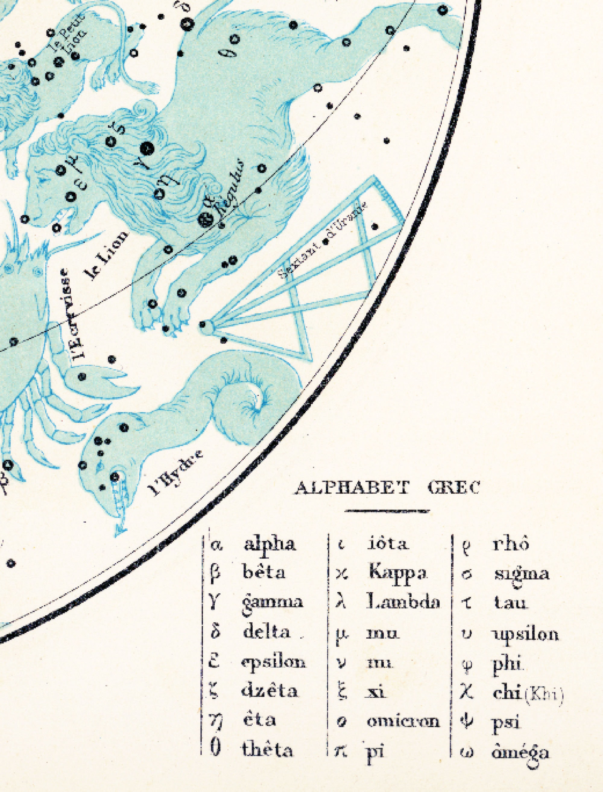 Art & Collectibles Prints Lithographs 1868 Antique Sky Map Northern ...