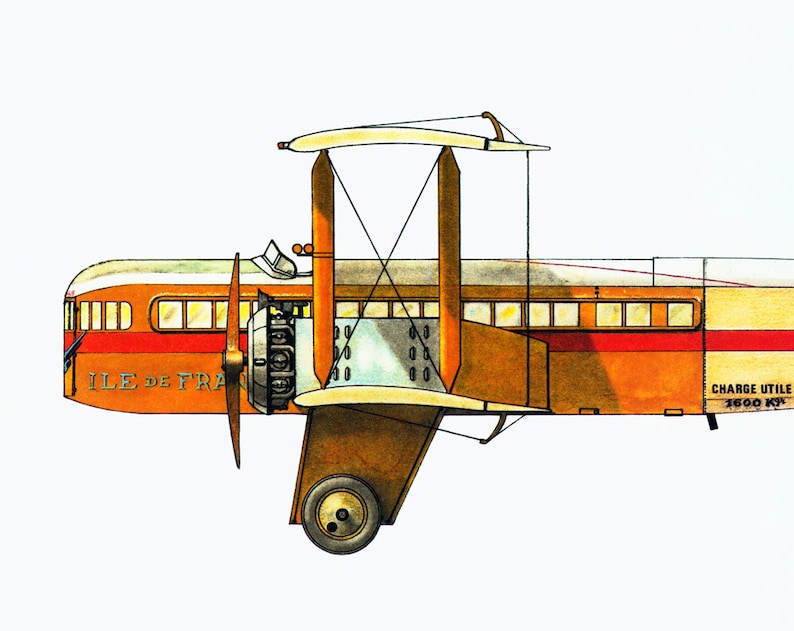 1970 Avion Farman Goliath F60 Avion Ancien Poster Affiche - Etsy France