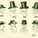 1897 Vintage Hat Illustration, French Fashion Print, Antique Fashion ...