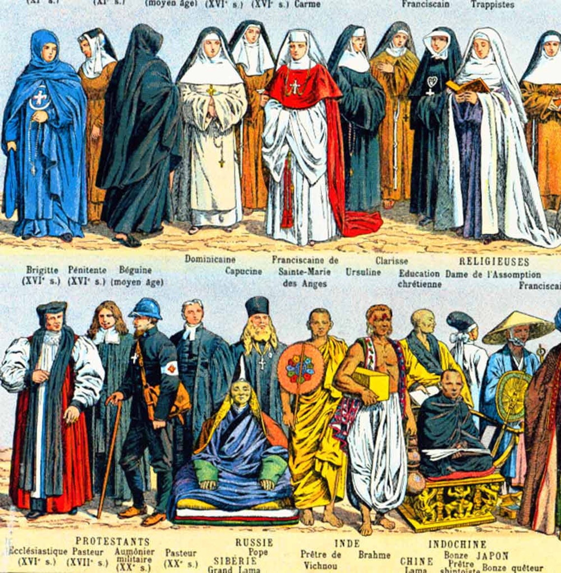 1933 Antique Religious Garments Costume Folk Art Clothing | Etsy