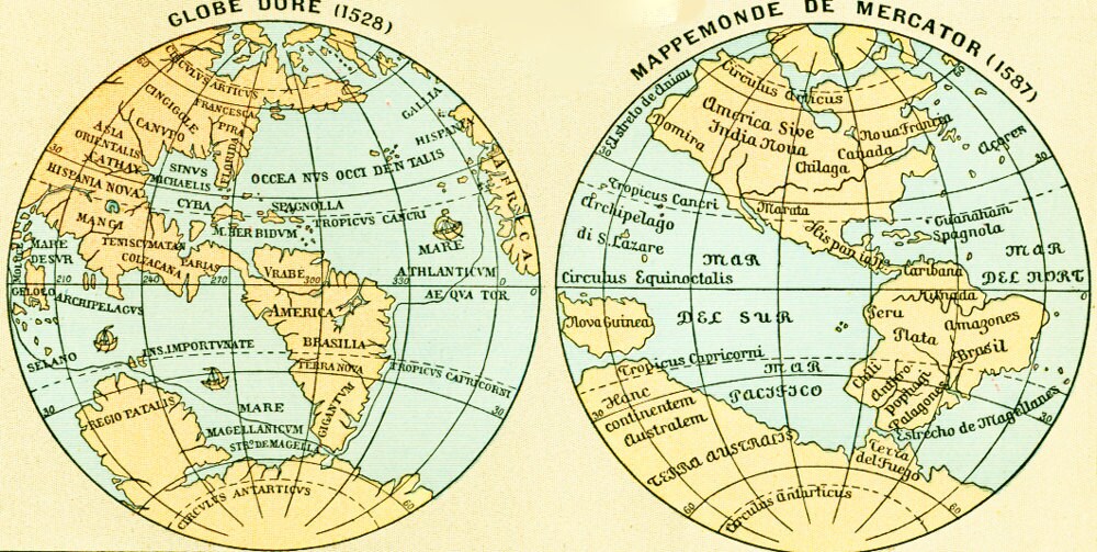 1897 Antique World Map Planisphere Larousse Large Size 115 | Etsy