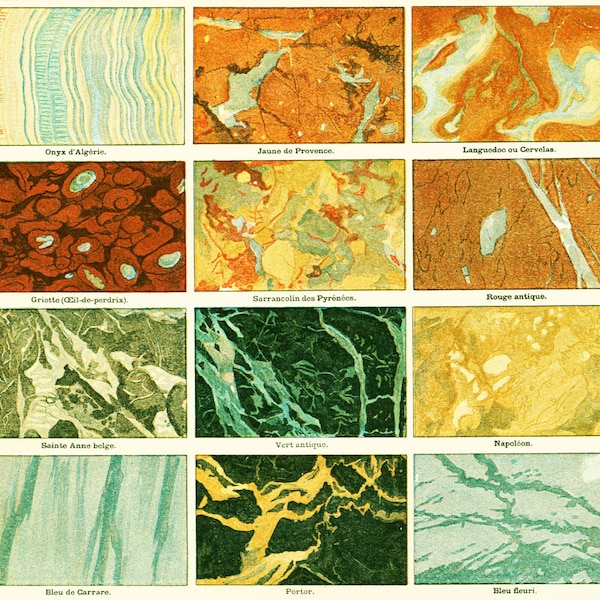 Geology Chart Wall Art - Etsy