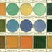 1897 Colorimetry Chromatics Color Chart, Antique Print Larousse Large ...