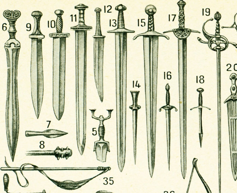 1897 Antique Weapons Army Military Antique Large Size | Etsy