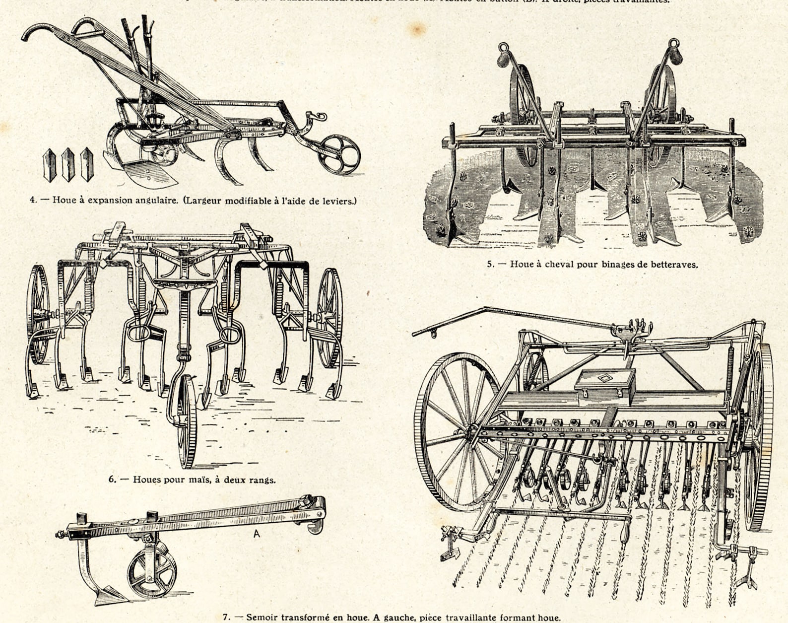 1922 Antique Plow Plough Print, Agricultural Machine, Farm Implement ...