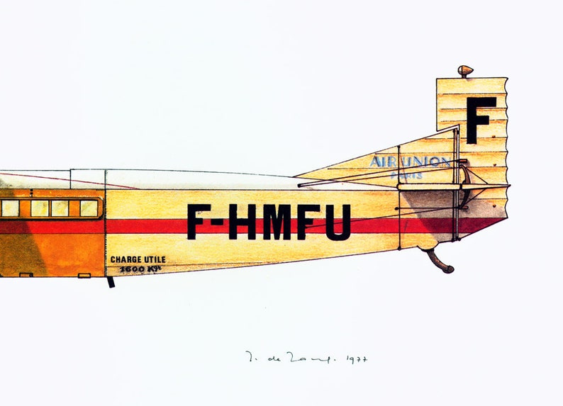 1970 Avion Farman Goliath F60 Avion Ancien Poster Affiche - Etsy France