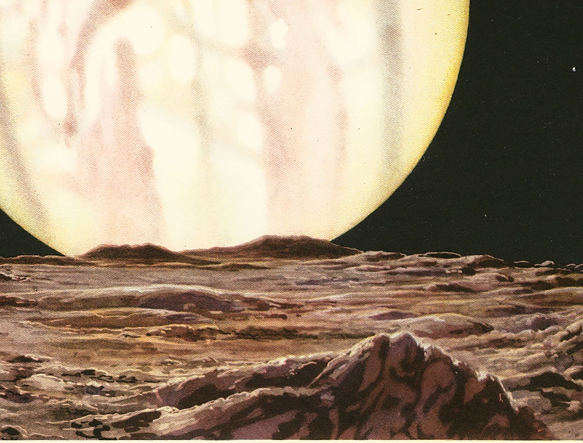 1937 Vintage Jupiter Image. Jupiter Planet. Solar System. - Etsy