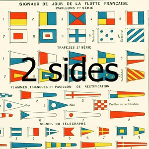 1897 Navigation International Code Large Size Antique Print - Etsy