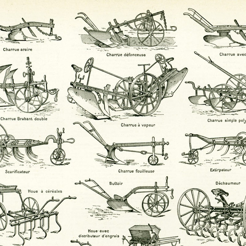 Antique Farm Tools - Etsy
