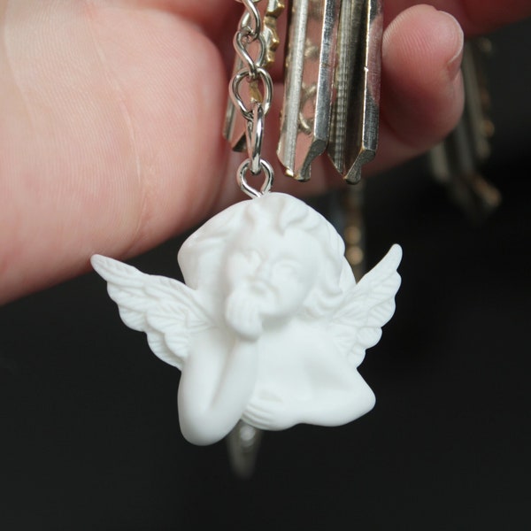 Angel Keyring - Etsy