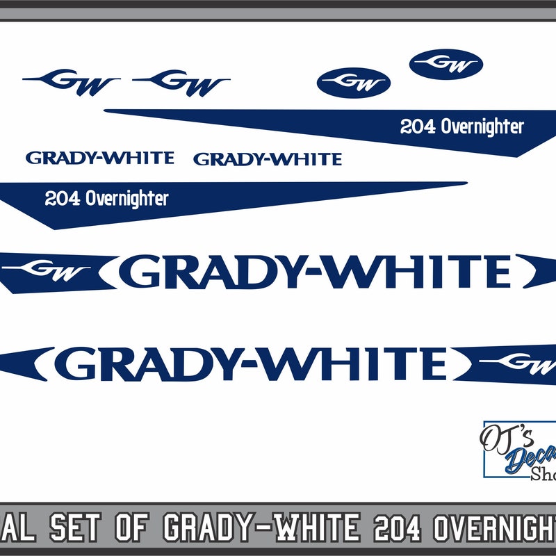Grady White Decals - Etsy