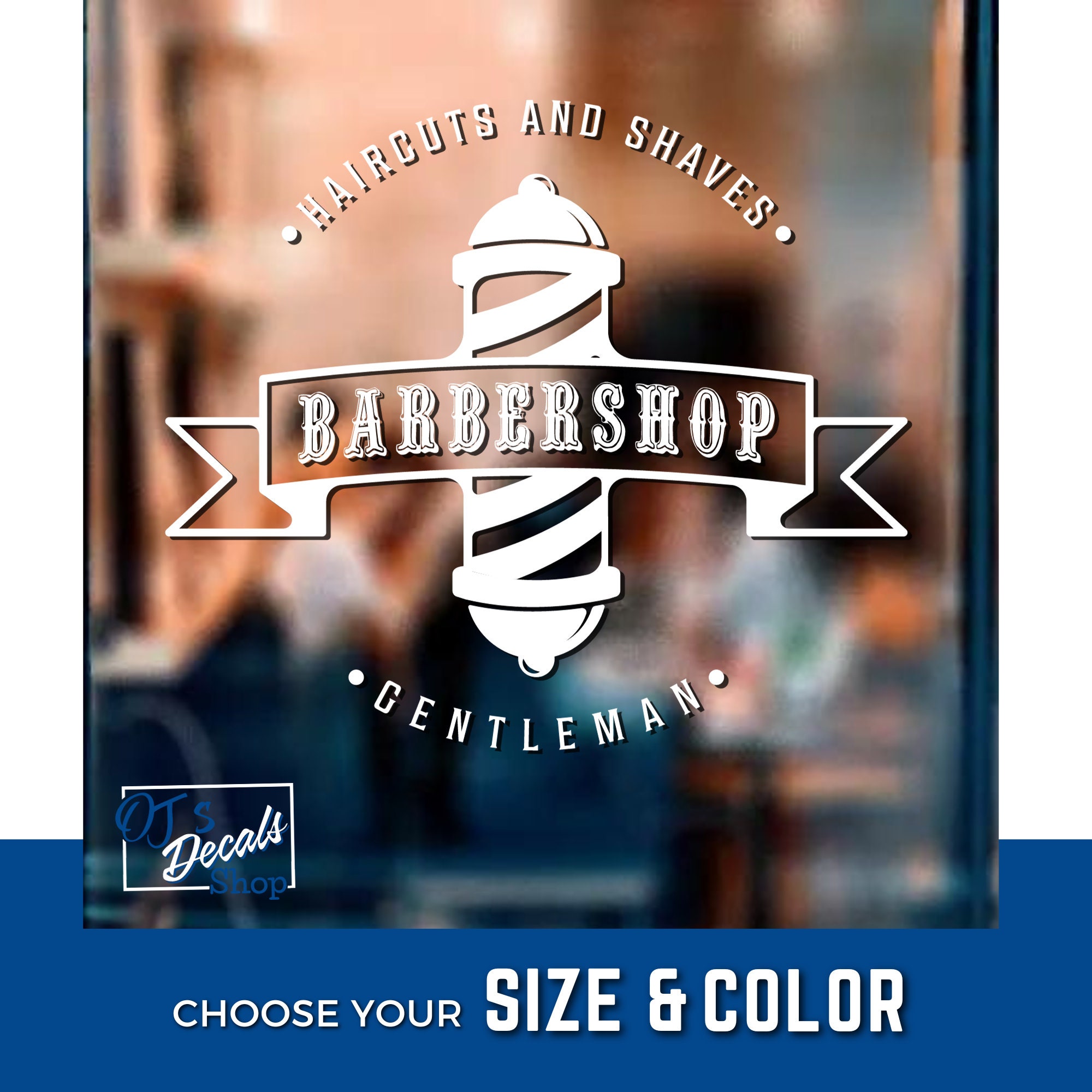 Business Front Signs, Storefront Lettering, Window Signage, Barbershop ...