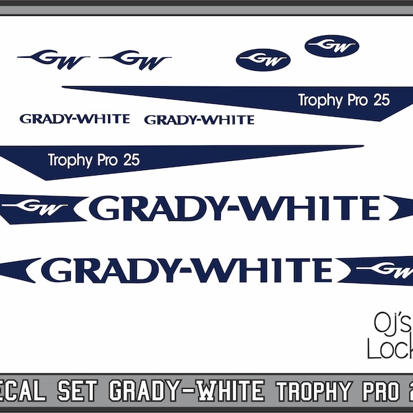 Grady White Decal - Etsy