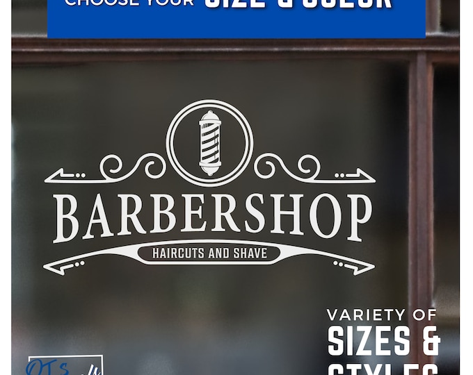 Custom Service Decals for Store Front Window, Personalized Services ...