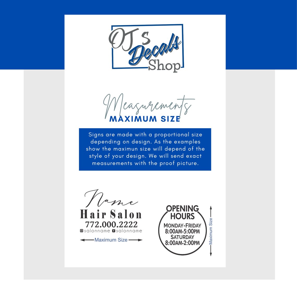 Custom Window Signage, Business Front Signs, Storefront Lettering, Door ...