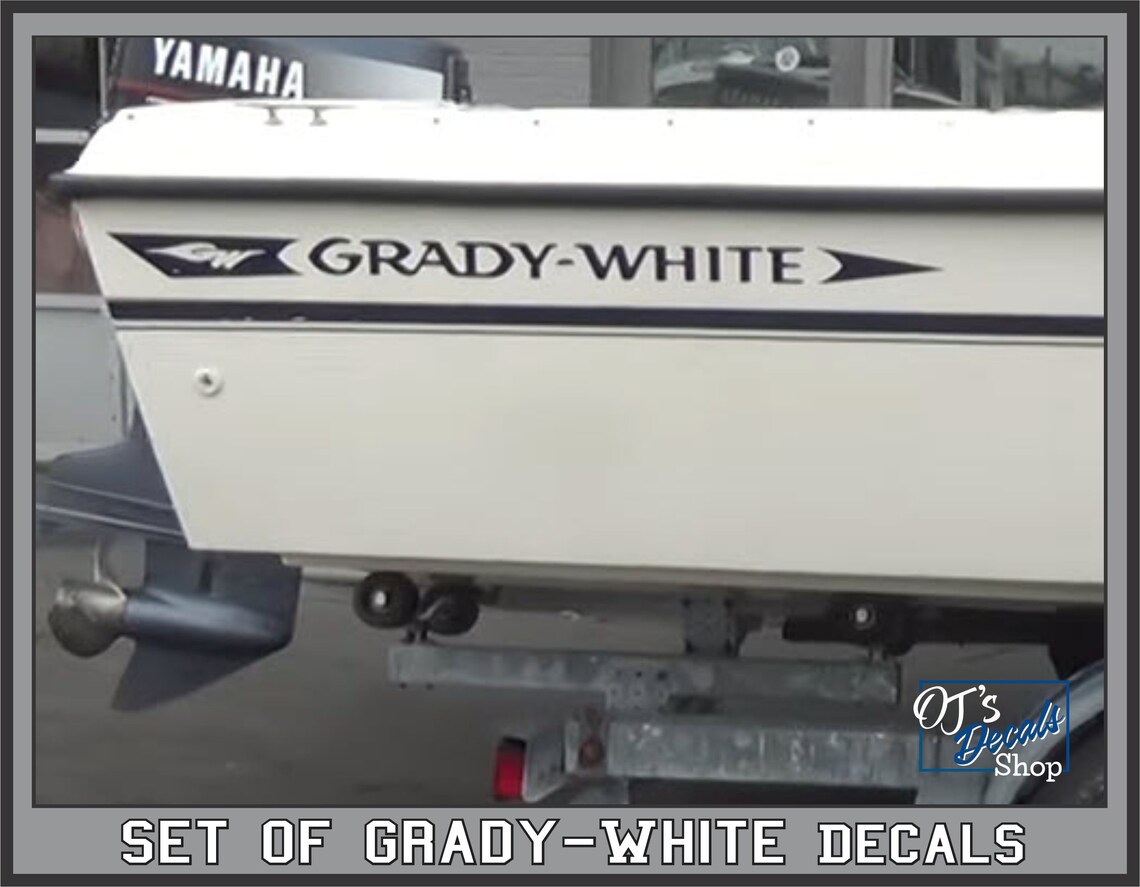 Grady-white 204 Overnighter Hull Replacement Decals Set - Etsy