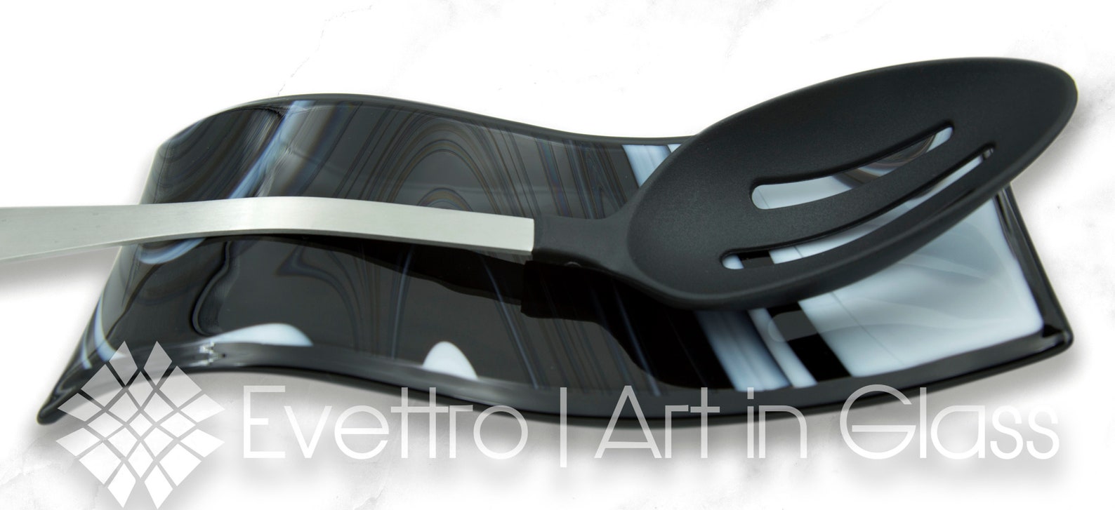 Modern Black Spoon Rest - Etsy