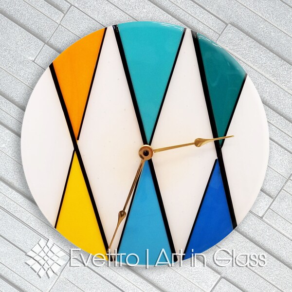 Square Glass Plate, Quattro Collection: Rainbow - Etsy