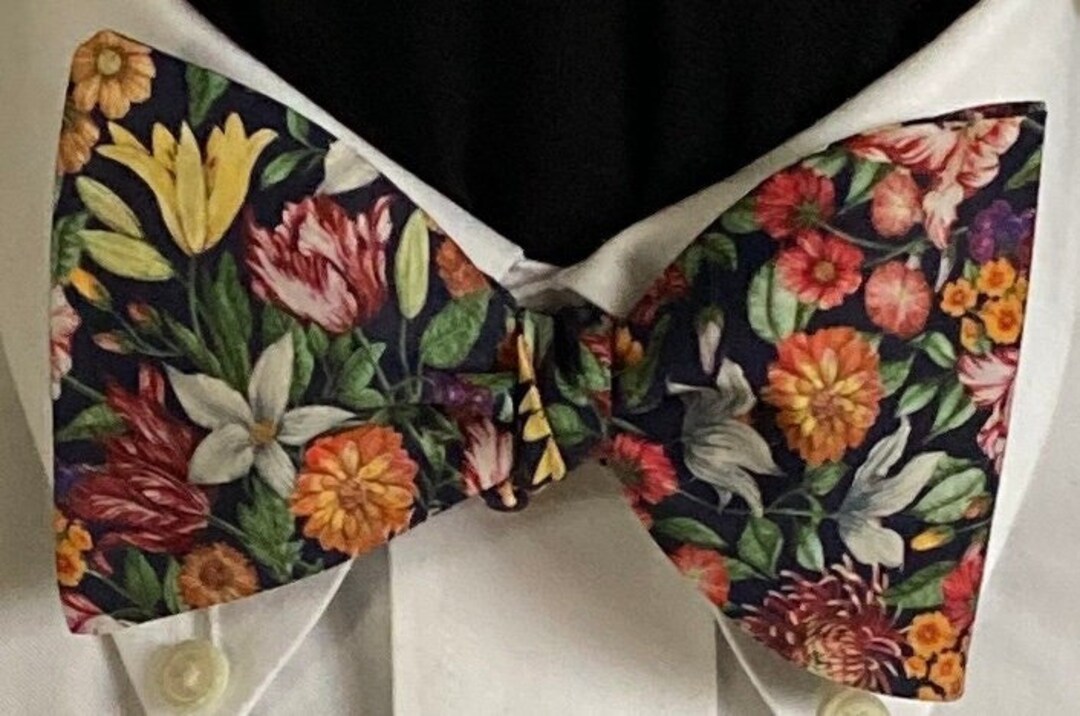 DUTCH GARDEN Bow Tie: Liberty of London Tana Lawn Cotton. Glorious Mix ...