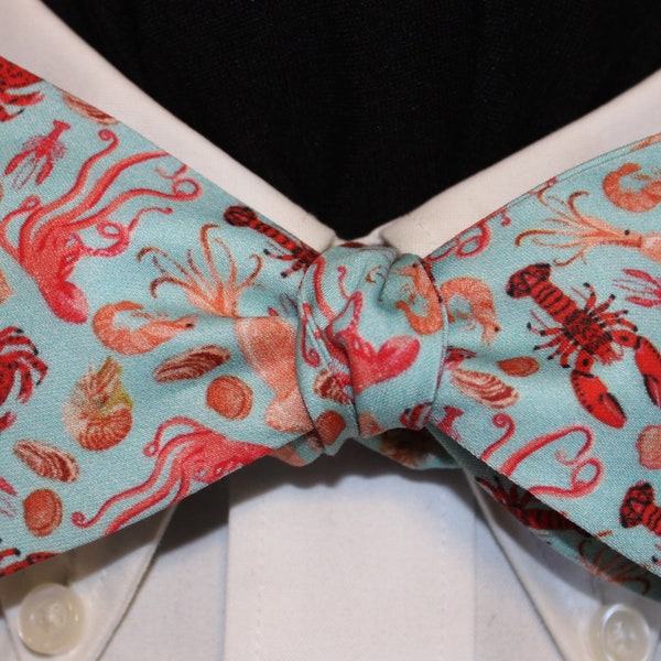 Coral Bow Tie - Etsy