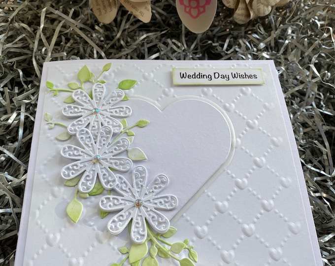 Personalised Handmade Wedding Day Card - Etsy