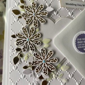 Personalised Handmade Wedding Day Card - Etsy