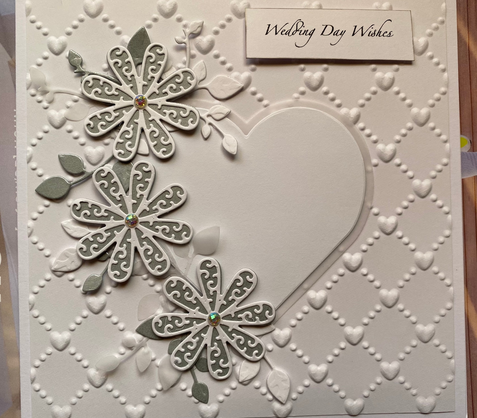 Personalised Handmade Wedding Day Card - Etsy