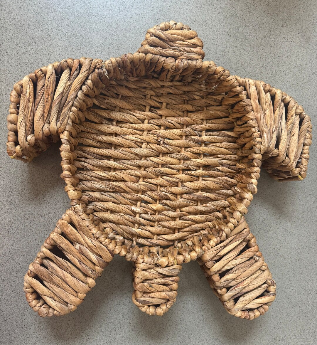Turtle Sea Turtle Rattan Natural Fiber Basket Tray 18”x17”x3” - Etsy
