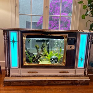 Boob Tube Fish Tank: 1982 Vintage Television Fish Tank/aquarium - Etsy