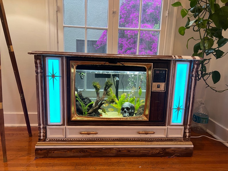 Boob Tube Fish Tank: 1982 Vintage Television Fish Tank/aquarium - Etsy